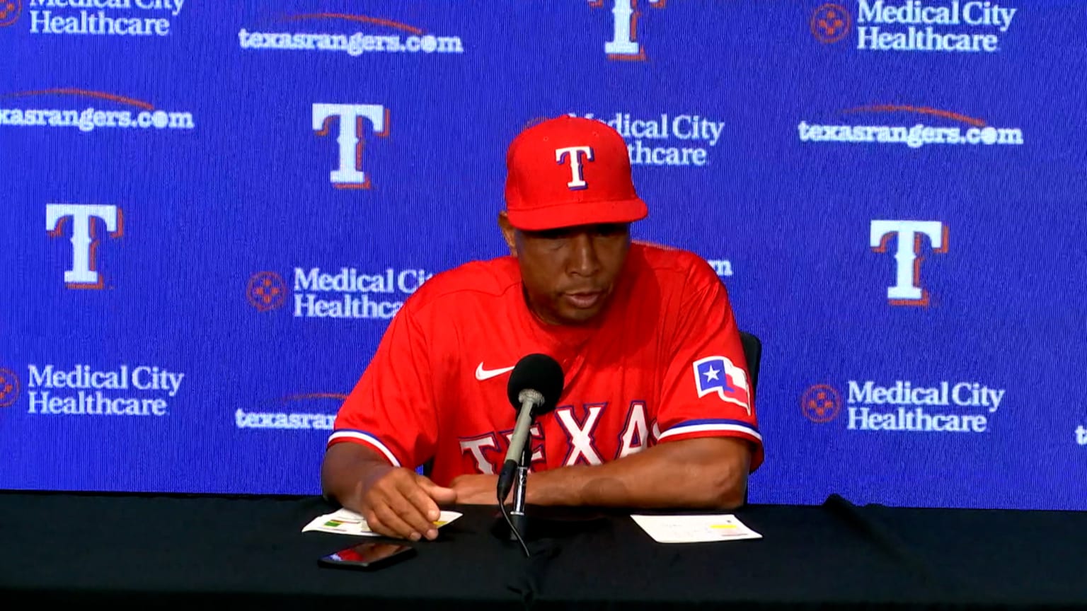 Beasley on Gray's start in 6-3 loss to Guardians | 09/23/2022 | Texas ...