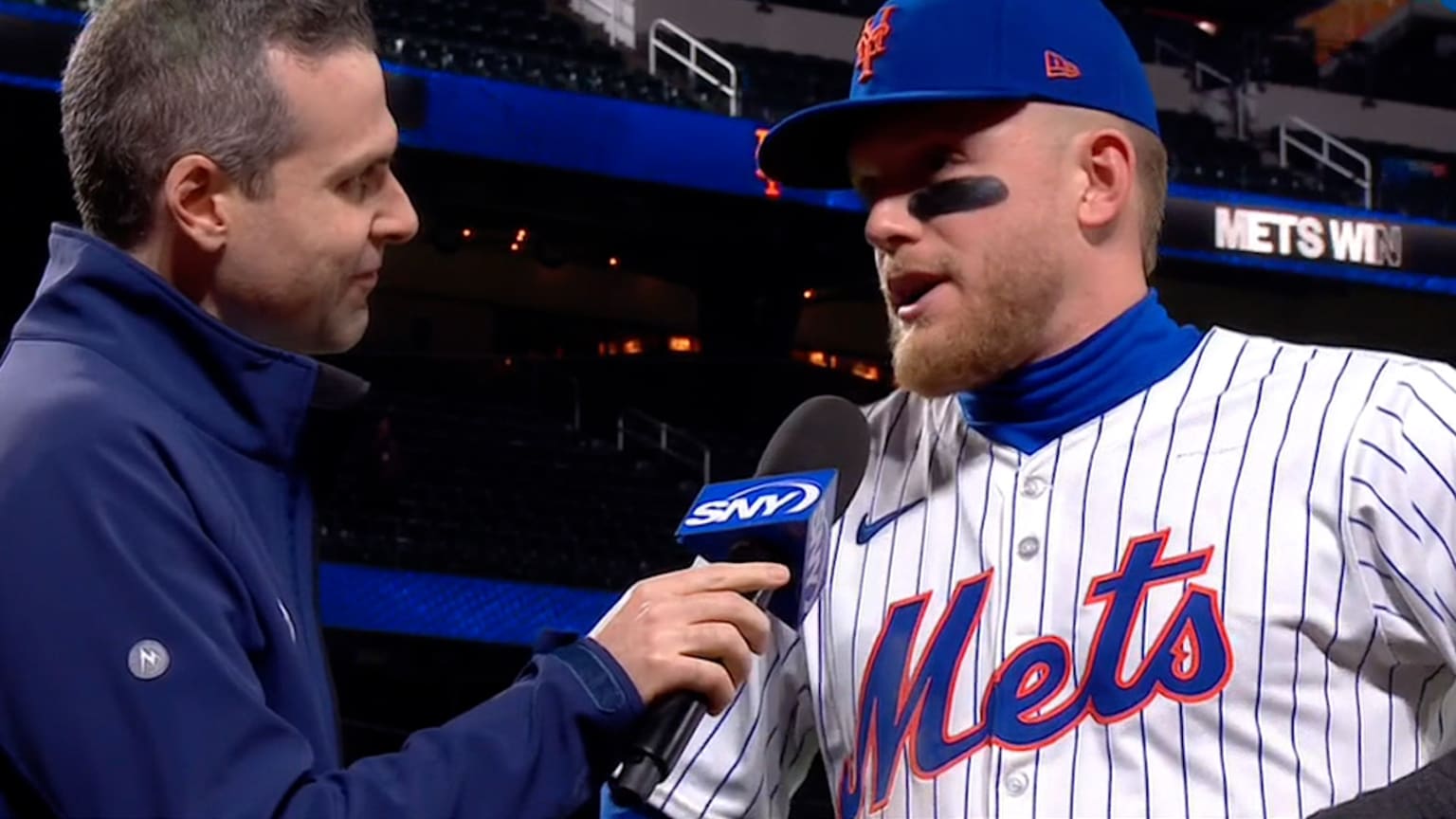 Harrison Bader discusses his go-ahead double | 04/15/2024 | New York Mets