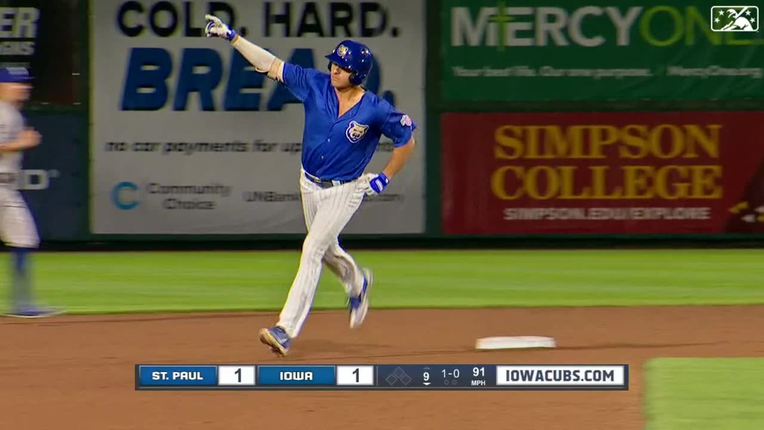 Cubs' Matt Mervis hits walk-off homer for Iowa | 08/26/2022 | Chicago Cubs