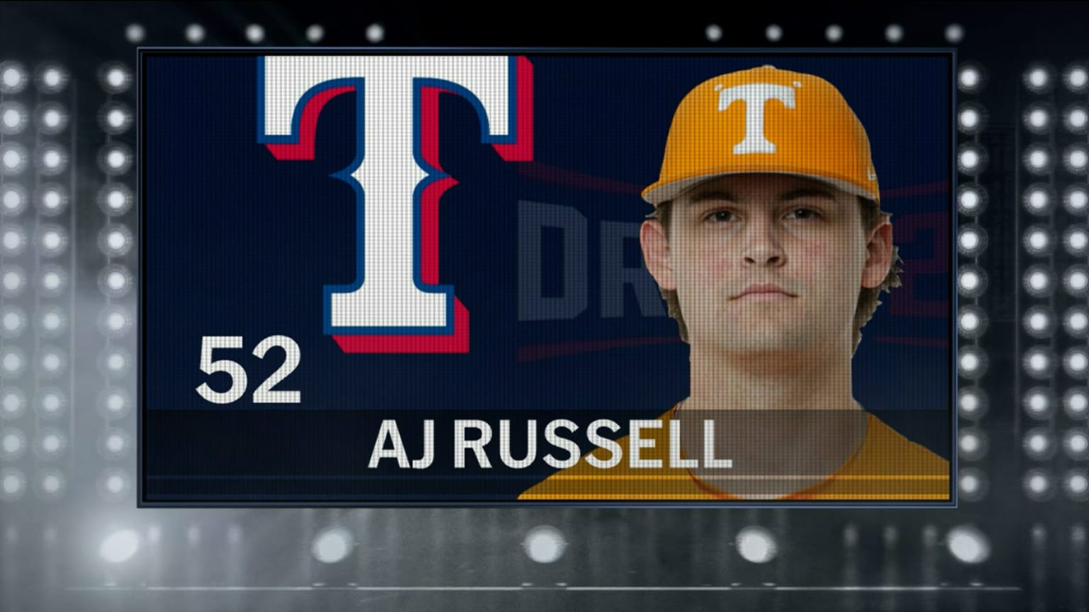 Draft 2025: Rangers select RHP AJ Russell No. 52 | 07/14/2025 | Texas ...