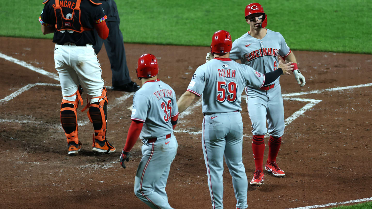 Matt McLain's three-run homer (4) | 04/18/2025 | Cincinnati Reds