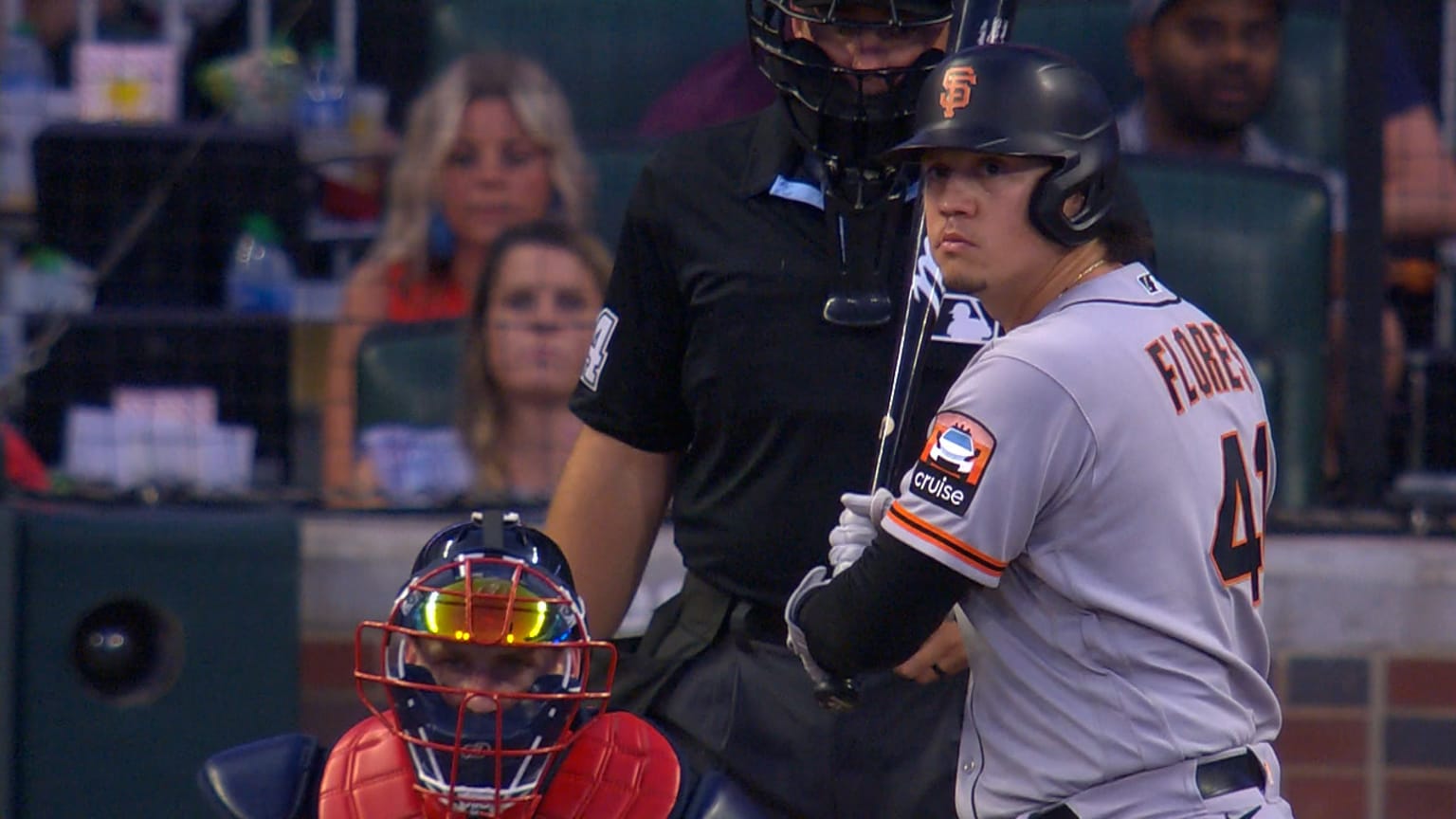 Wilmer Flores singles to left field in the 4th | 08/18/2023 | San ...