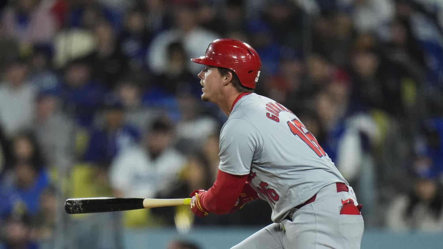 Nolan Gorman laces a two-run double to right field | 03/29/2024 | St ...