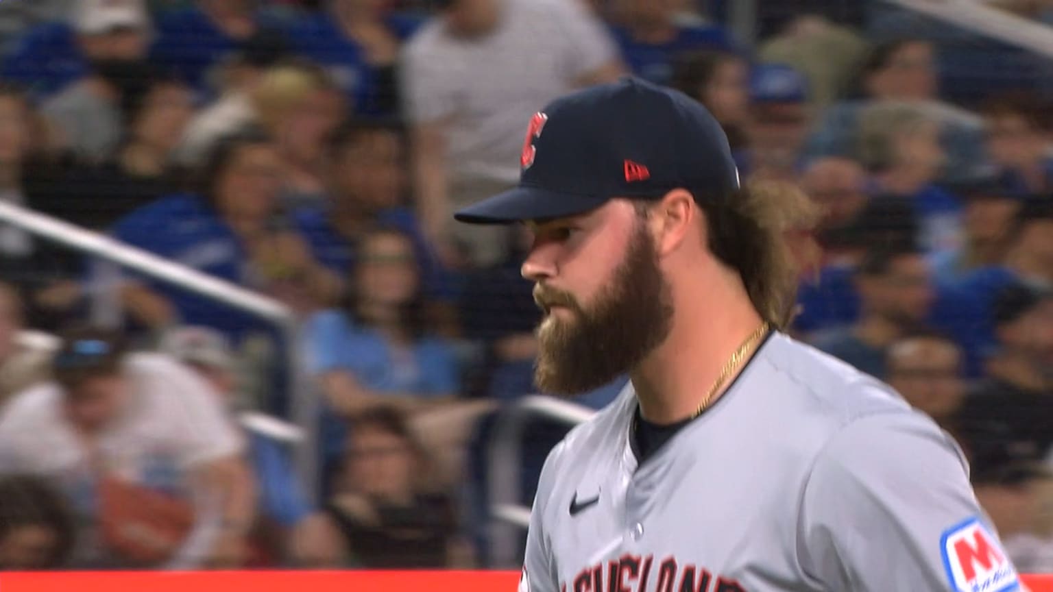 Hunter Gaddis punches out Danny Jansen | 06/14/2024 | Cleveland Guardians