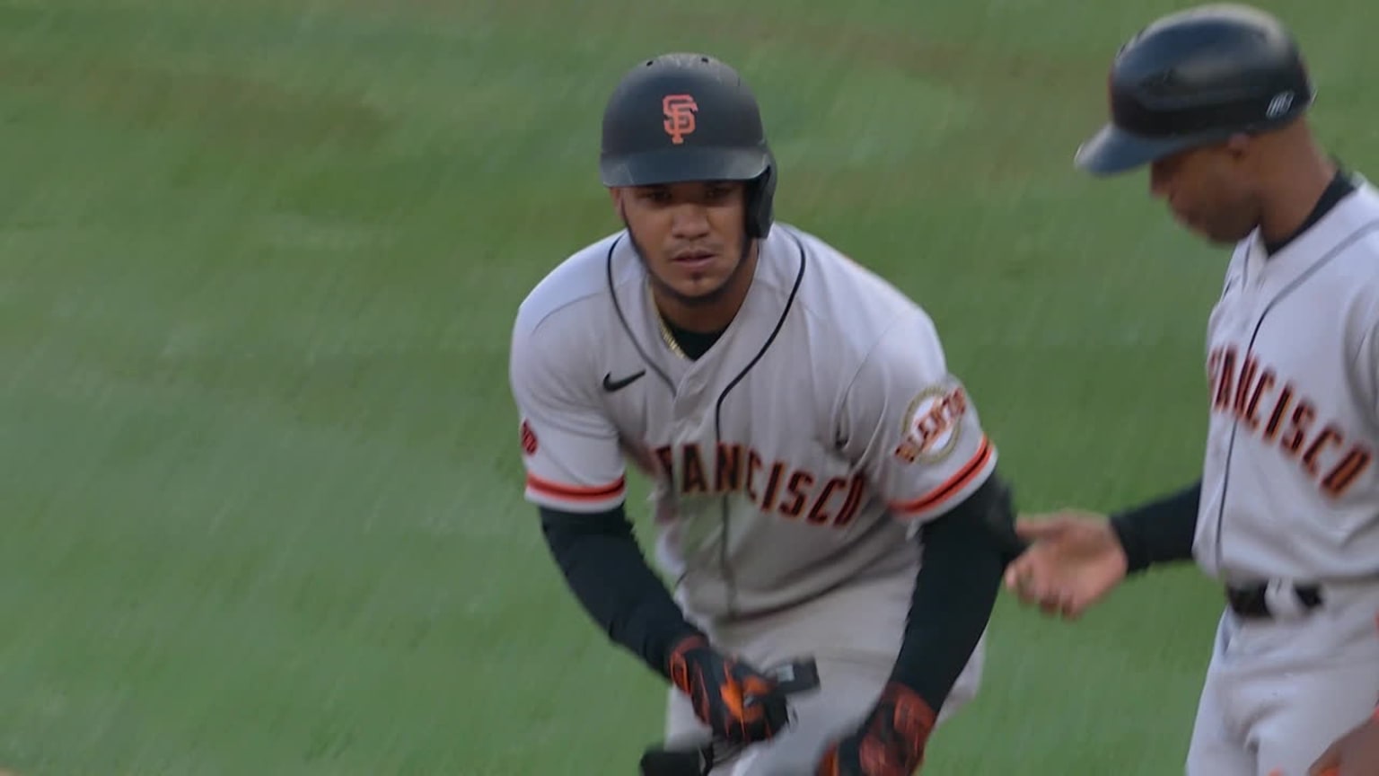 Thairo Estrada drives in Crawford with liner to short | 04/01/2023 ... Thairo Estrada drives in Crawford with liner to short | 04/01/2023 ...