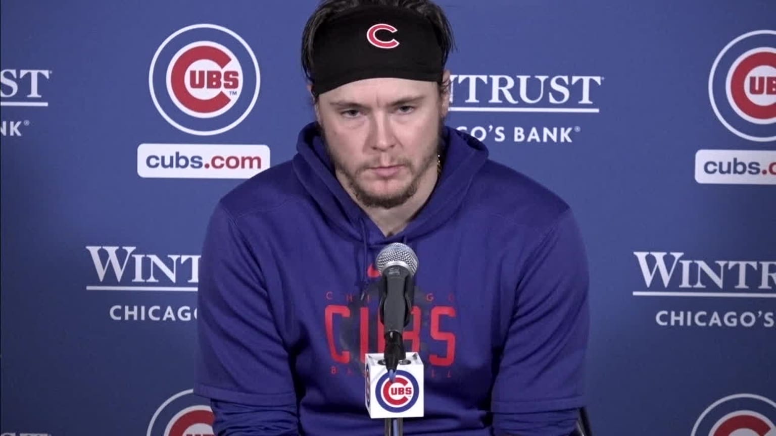 Justin Steele speaks about exiting the game early | 05/31/2023 | MLB.com