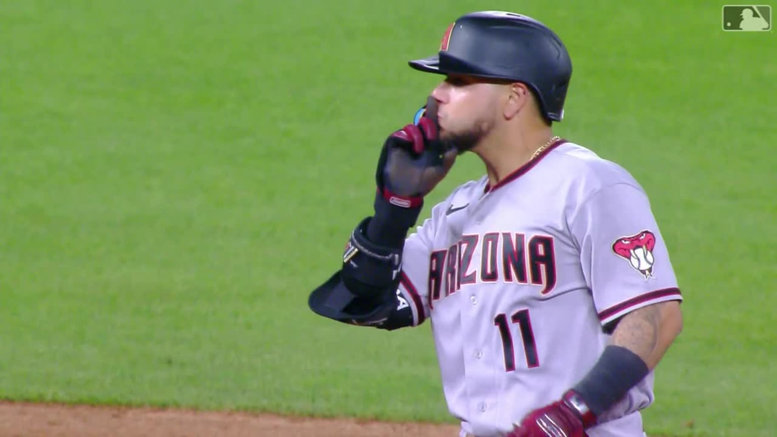 Jose Herrera cranks an RBI double to right field | 04/29/2023 | Arizona ...