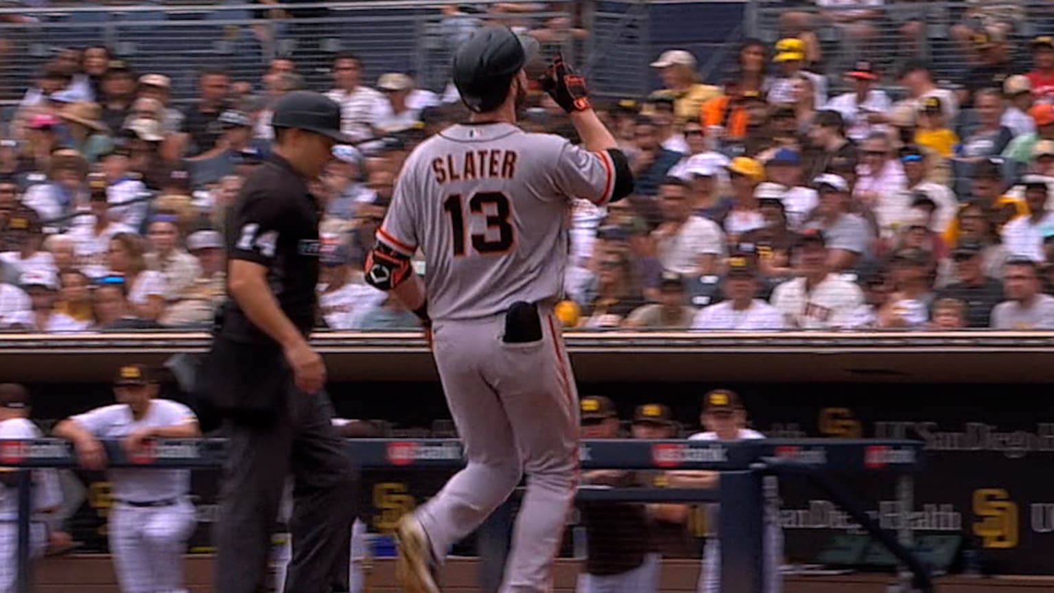 Austin Slater pega un HR solitario al izquierdo | 05/10/2022 | Los ...