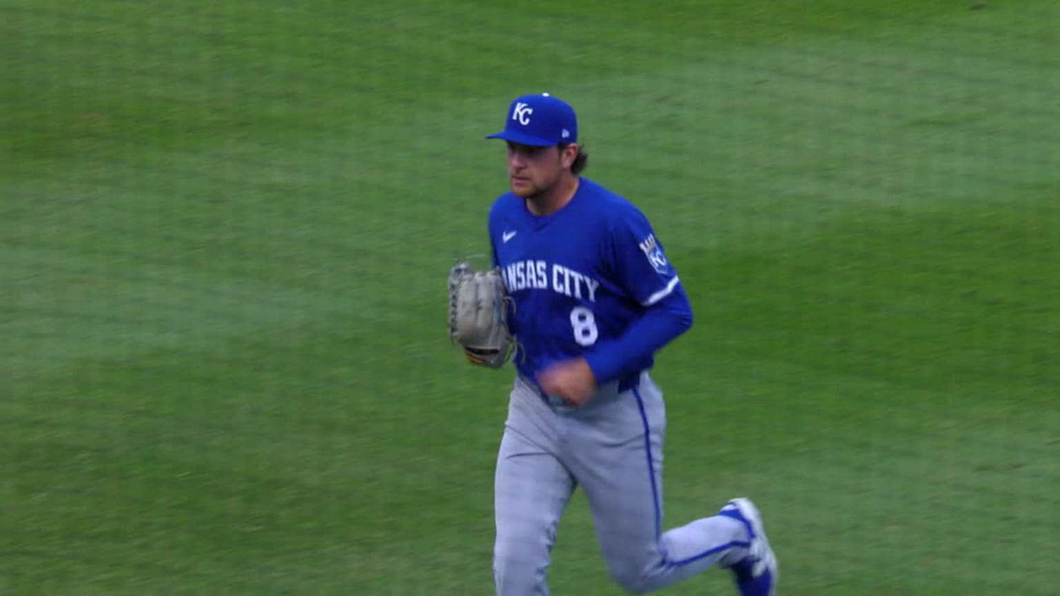 Gavin Cross' excellent throw nabs runner at third | 03/14/2025 | Kansas ...
