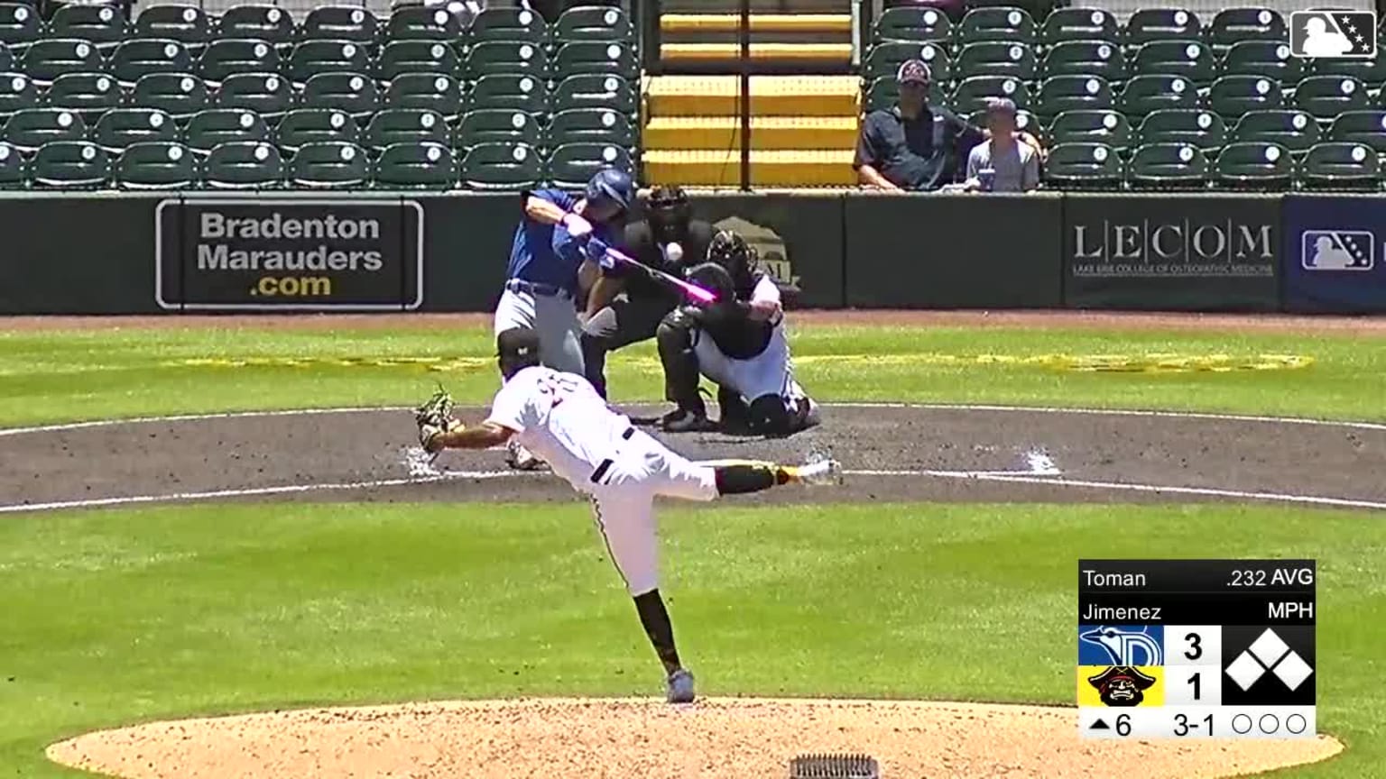 Tucker Toman's fourth homer of the season | 05/26/2024 | Toronto Blue Jays