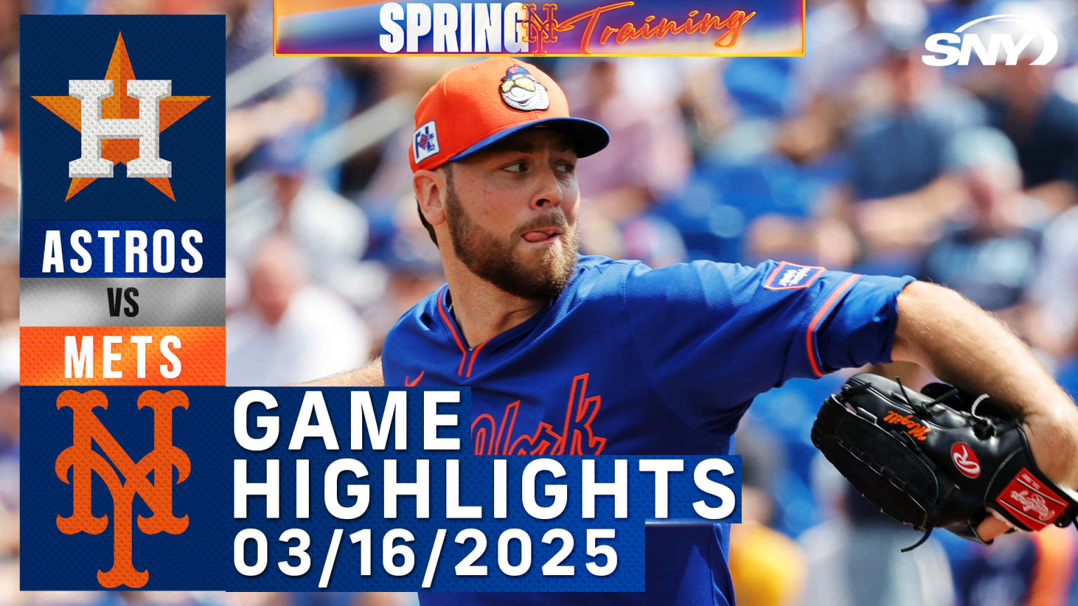 Mets vs Astros (3/16/25) | Mets Highlights | 03/16/2025 | MLB.com