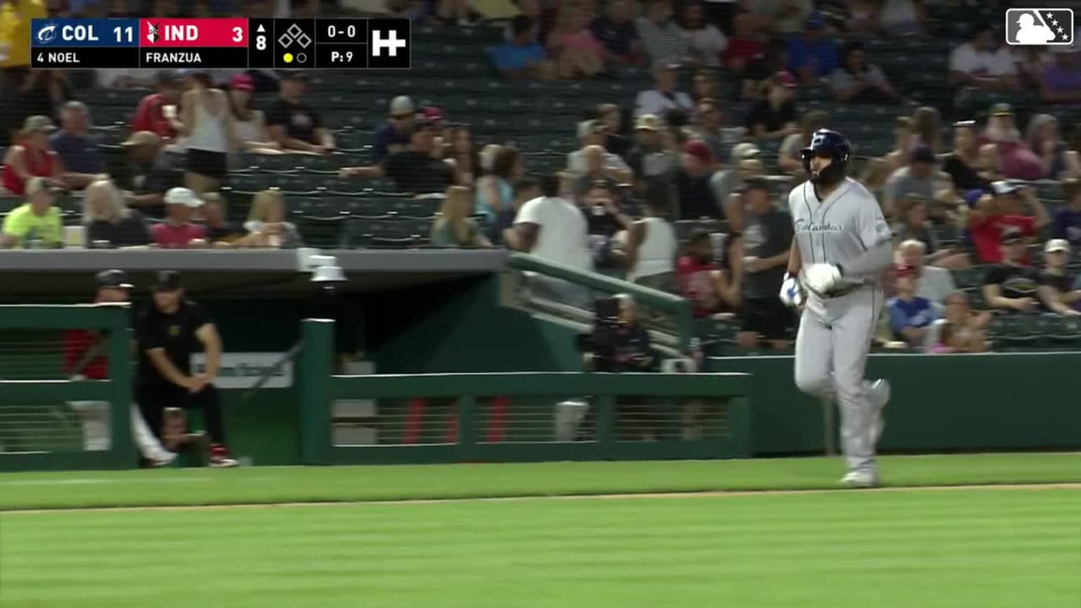Johnathan Rodriguez's 8th homer of the season | 06/07/2024 | Cleveland ...