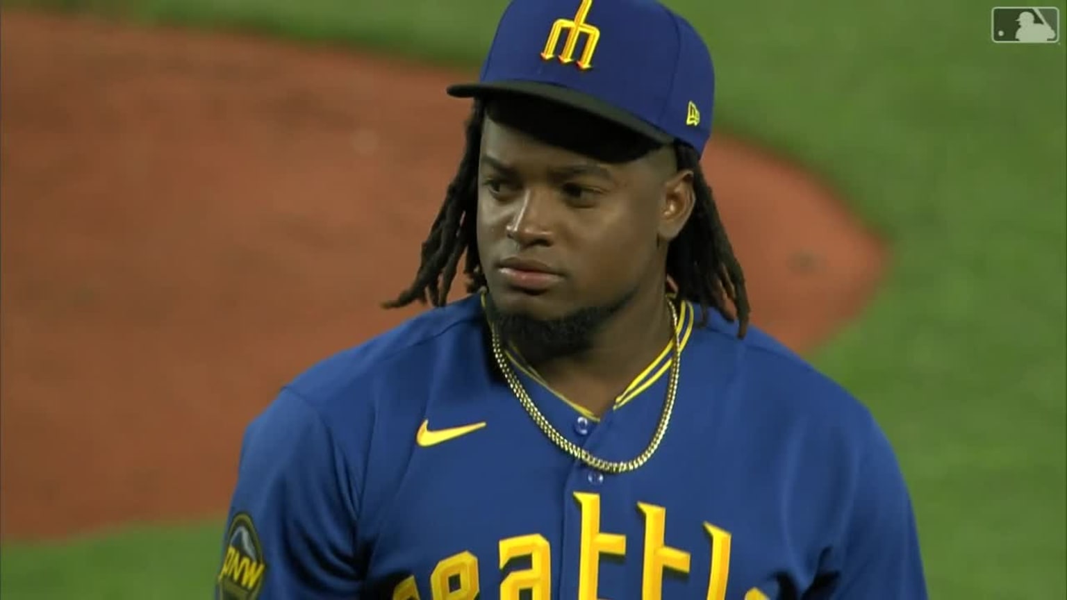 Prelander Berroa records his first MLB strikeout | 07/21/2023 | Seattle ...