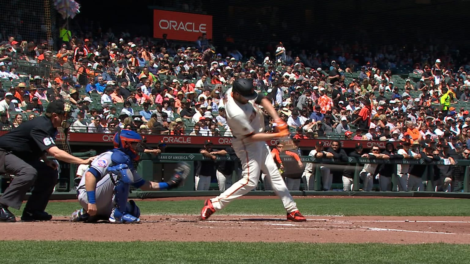 Darin Ruf singles to right field, plating Ramos | 04/22/2023 | San ...