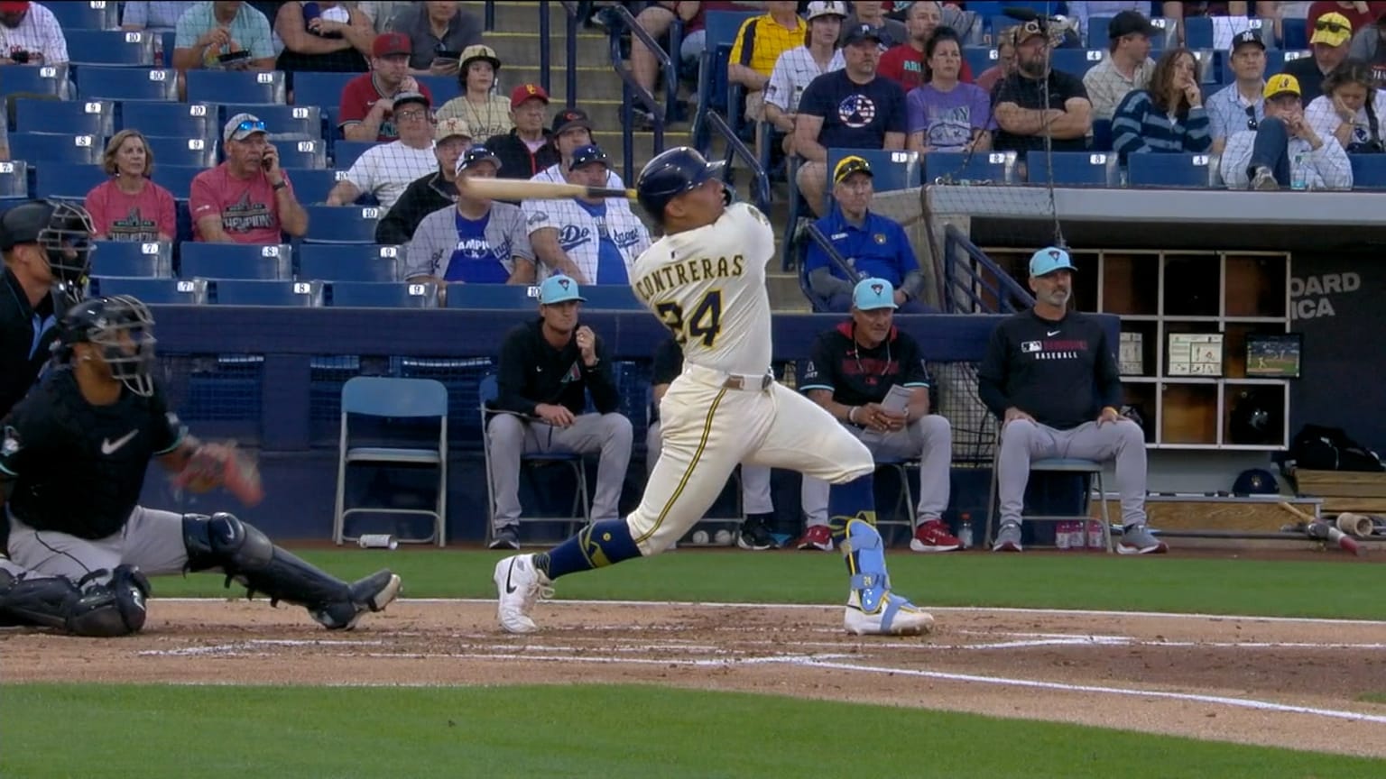 William Contreras' RBI double | 03/21/2025 | Milwaukee Brewers