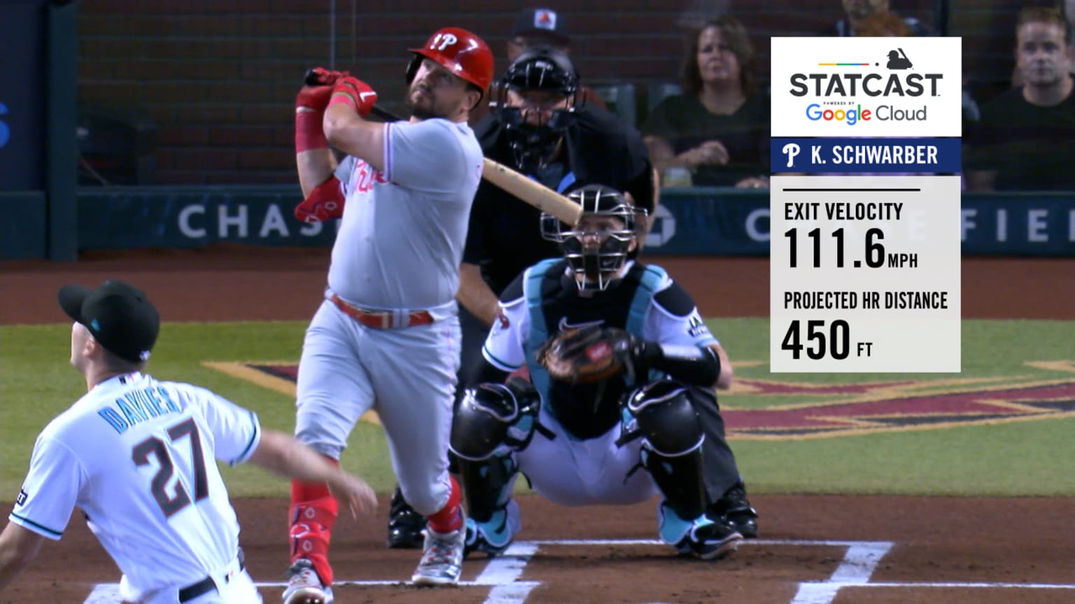 Kyle Schwarber crushes a 450-foot, 111.6 mph home run | 06/13/2023 ...