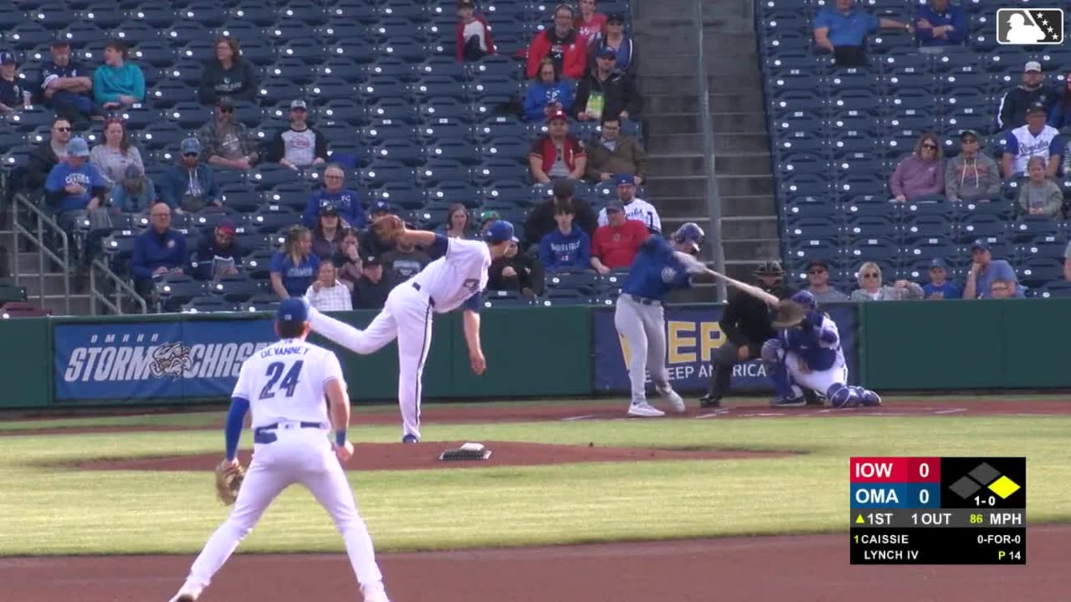 Owen Caissie lines his first Triple-A base hit | 03/30/2024 | MLB.com