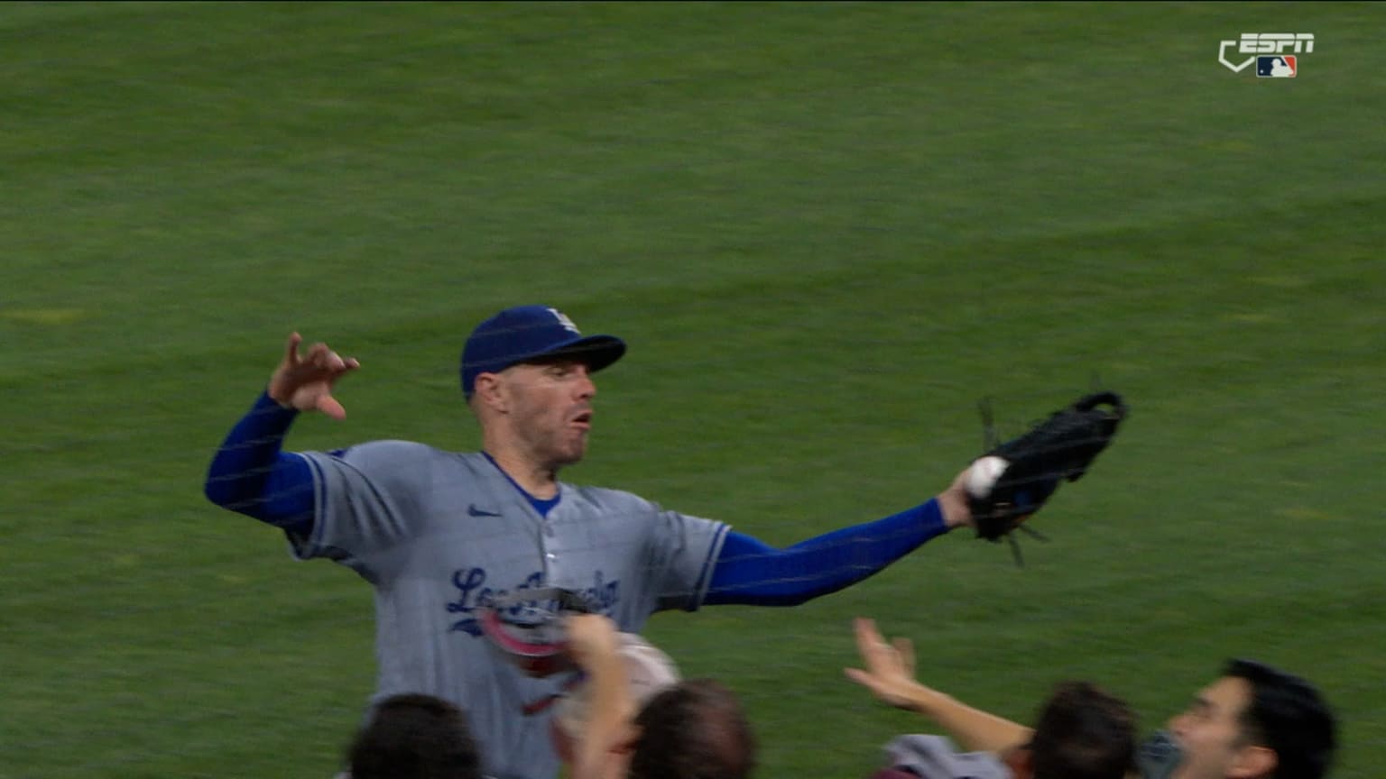 Freddie Freeman makes the grab near the dugout steps | 07/10/2024 | MLB.com
