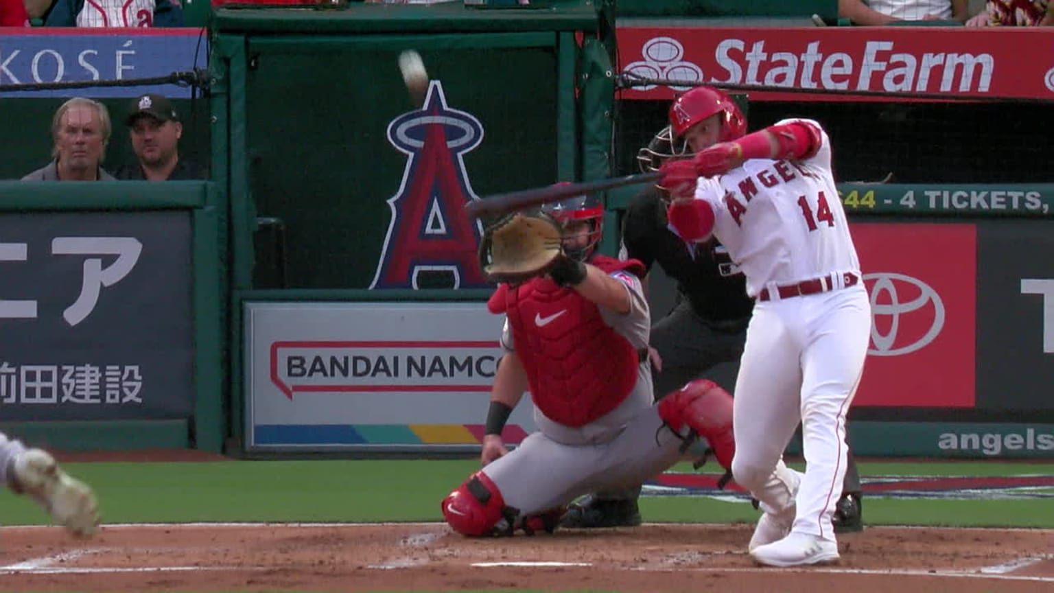 Logan O'Hoppe cranks a two-run homer to right-center | 09/09/2023 | Los ...