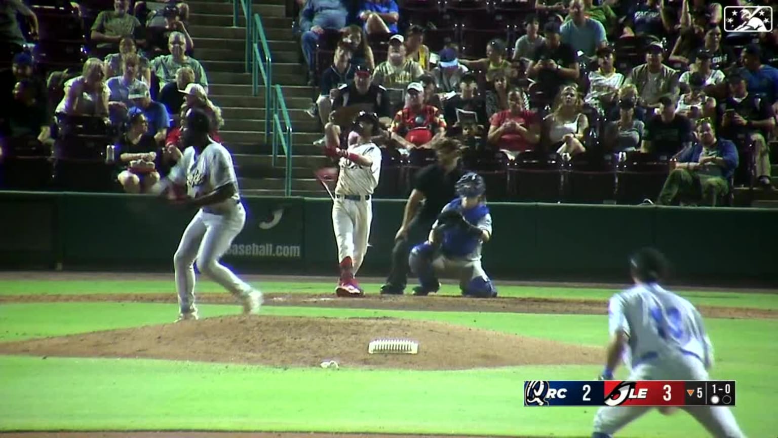 Samuel Zavala connects with a solo home run to right | 07/22/2023 | San ...
