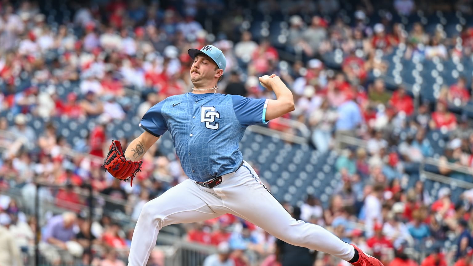 Mitchell Parker K's five in scoreless start | 03/30/2025 | Washington ...