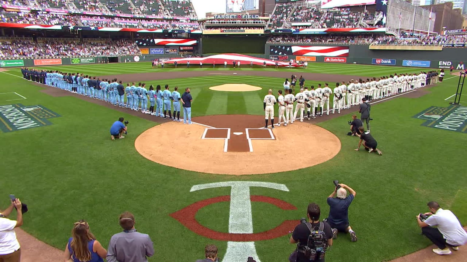 Genet Gessert sings the national anthem before Game 1 | 10/03/2023 ...