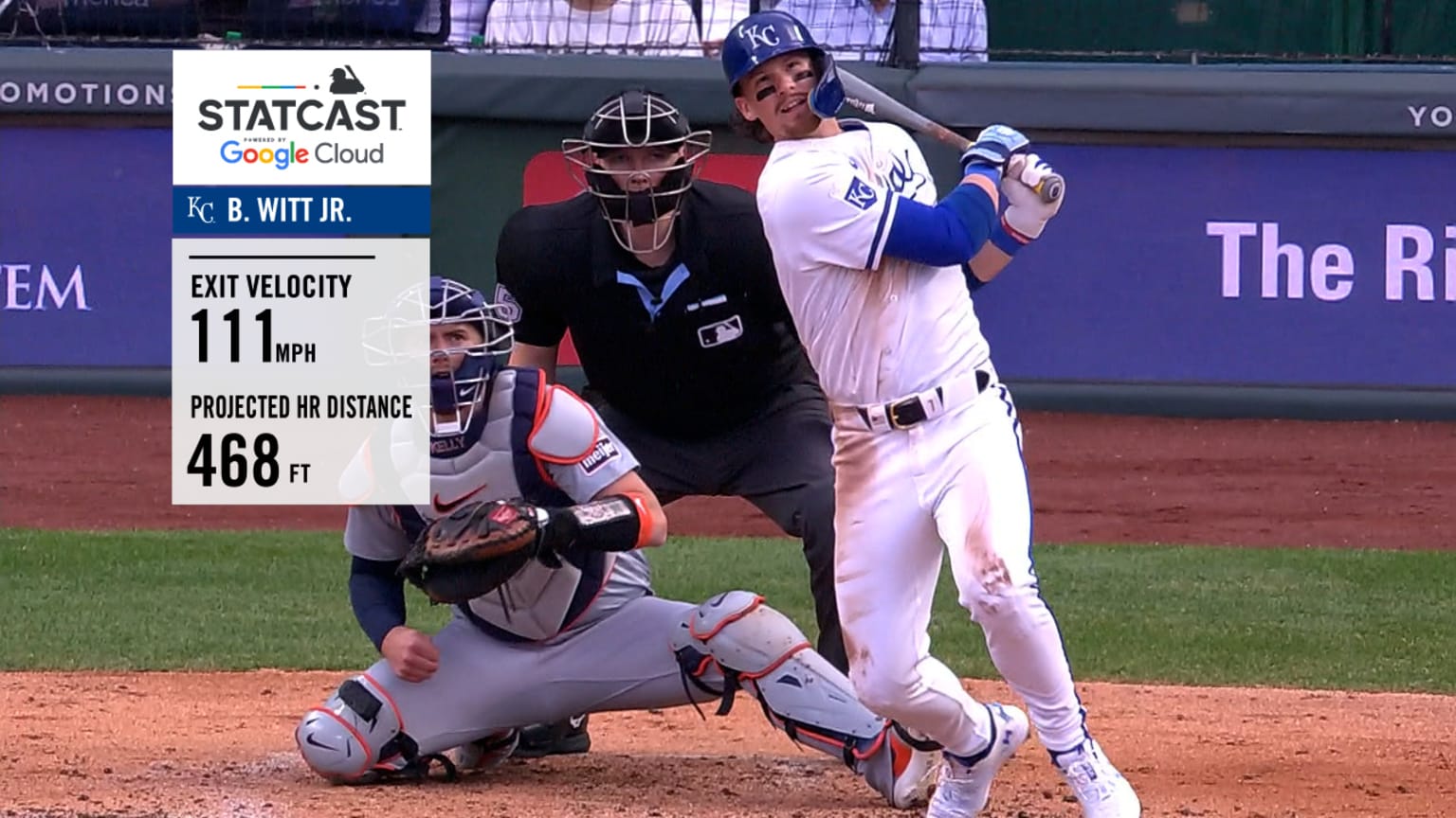 Bobby Witt Jr.'s 468-foot home run | 05/21/2024 | Kansas City Royals