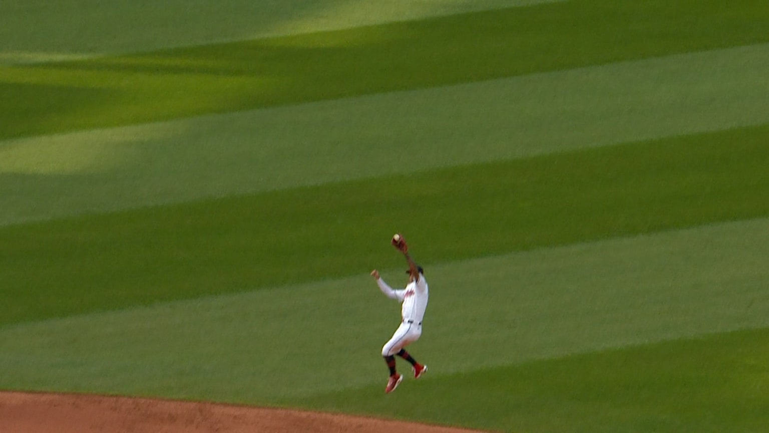 Brayan Rocchio's leaping catch | 10/12/2024 | Cleveland Guardians