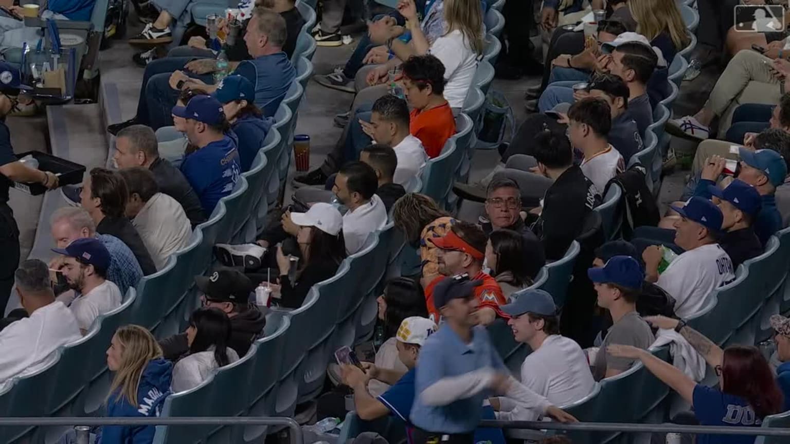Two Marlins Men appear at Dodger Stadium | 06/15/2026 | Tampa Bay Rays