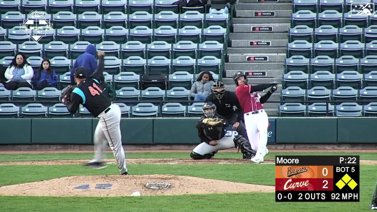 Matt Gorski slams an excellent grand slam to left | 04/18/2023 ...