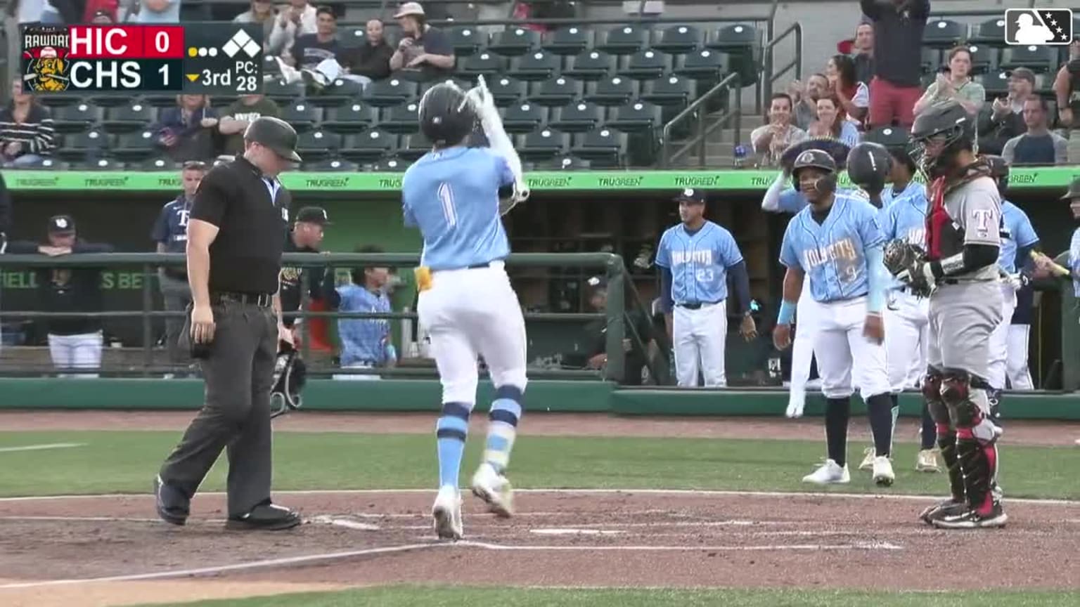 Jose Monzon's first Single-A homer | 04/17/2025 | Tampa Bay Rays