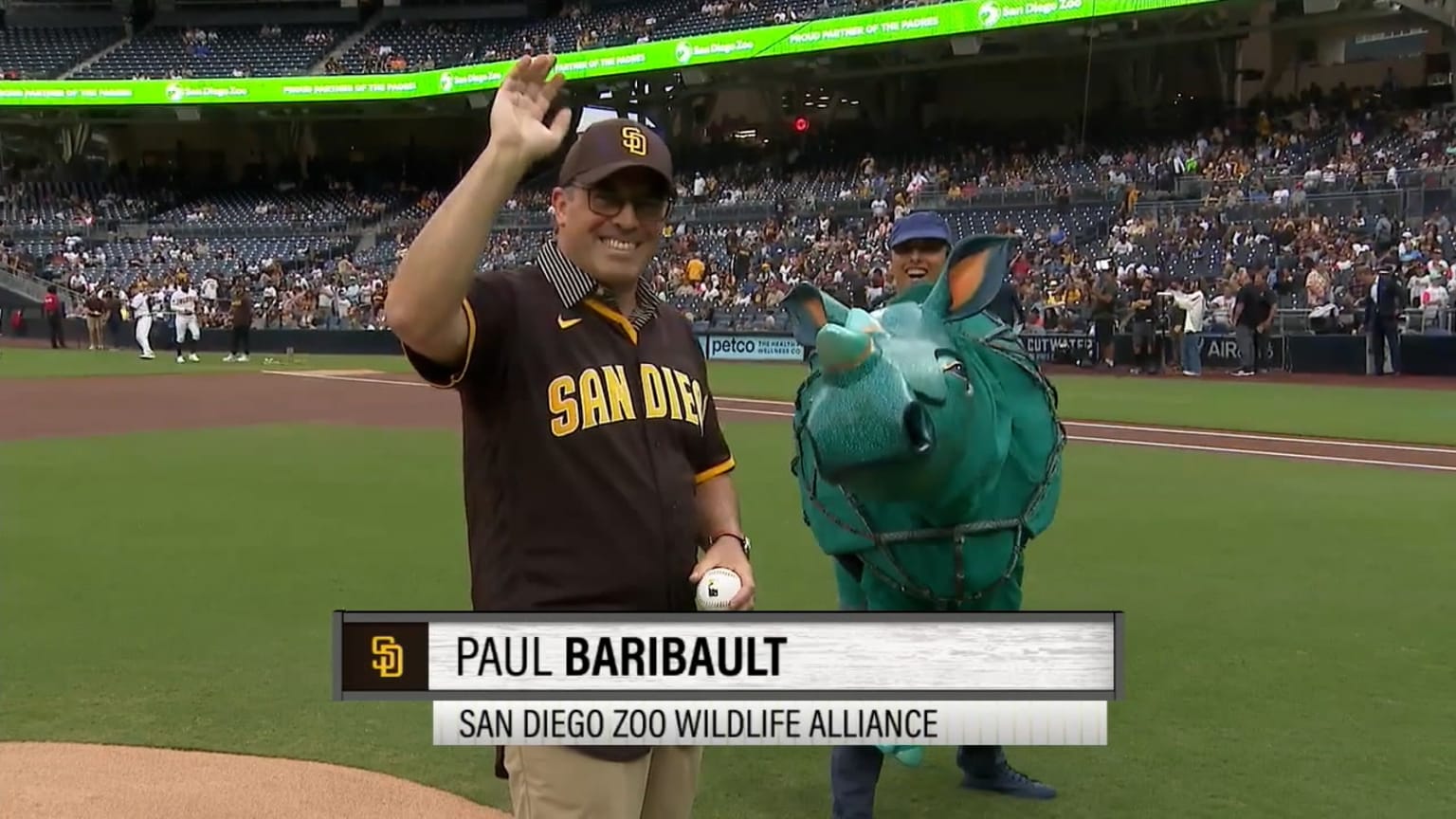 8/21/23 - Honorary First Pitch | 08/21/2023 | San Diego Padres