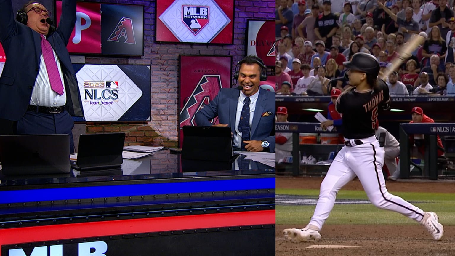 MLB Network's spanish call of Alek Thomas' home run | 10/21/2023 ...
