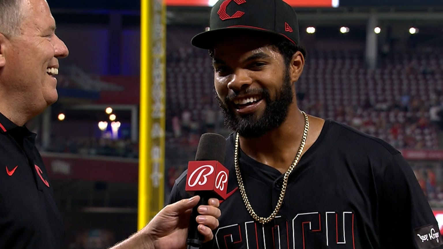 Rece Hinds on grand slam, win | 07/12/2024 | Cincinnati Reds