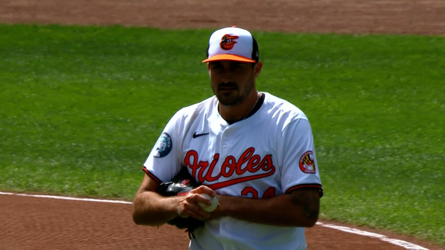 Zach Eflin strikes out Grant McCray | 09/19/2024 | Baltimore Orioles