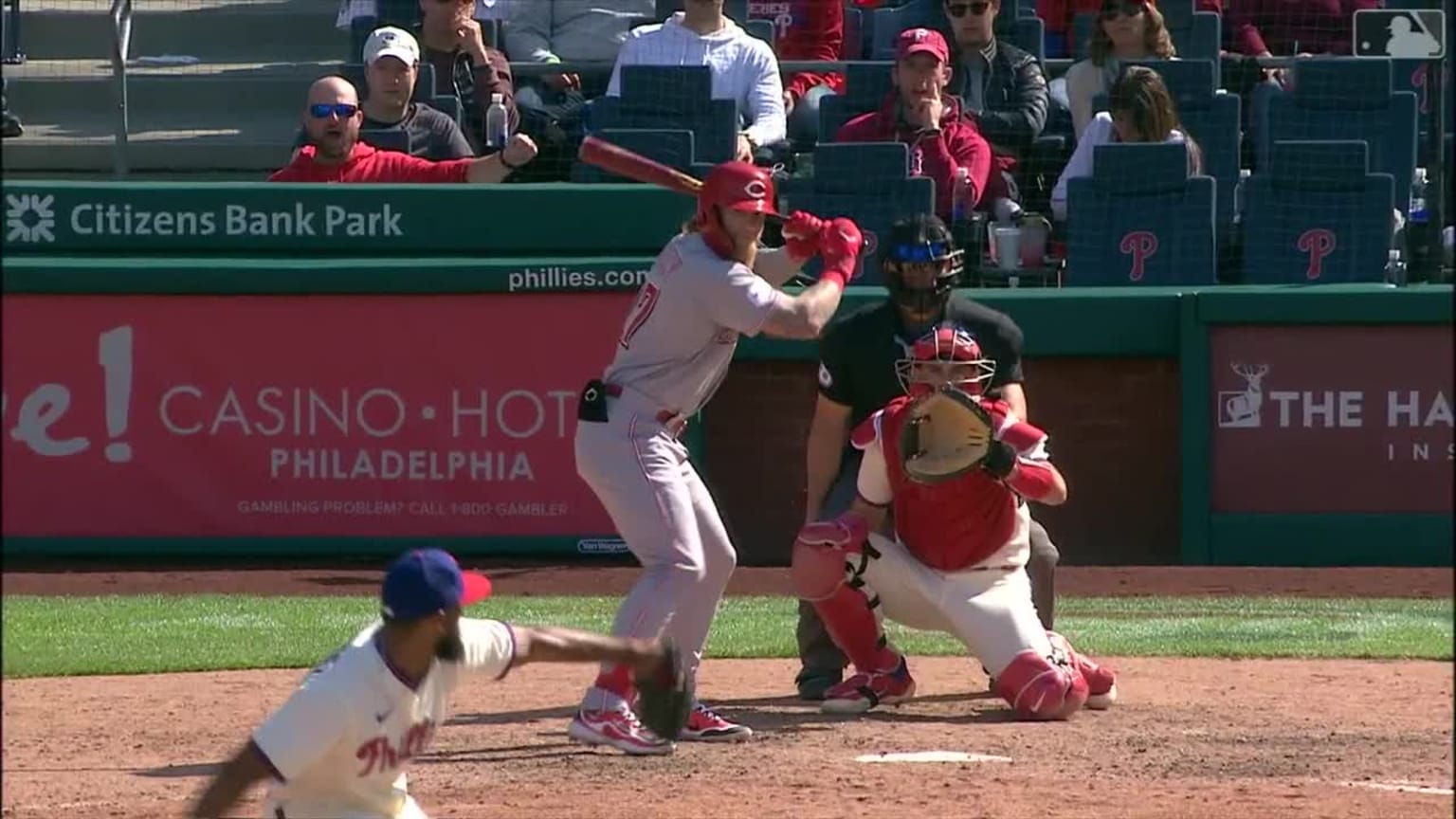 Jake Fraley's bases-clearing three-run double in 9th | 04/09/2023 ...