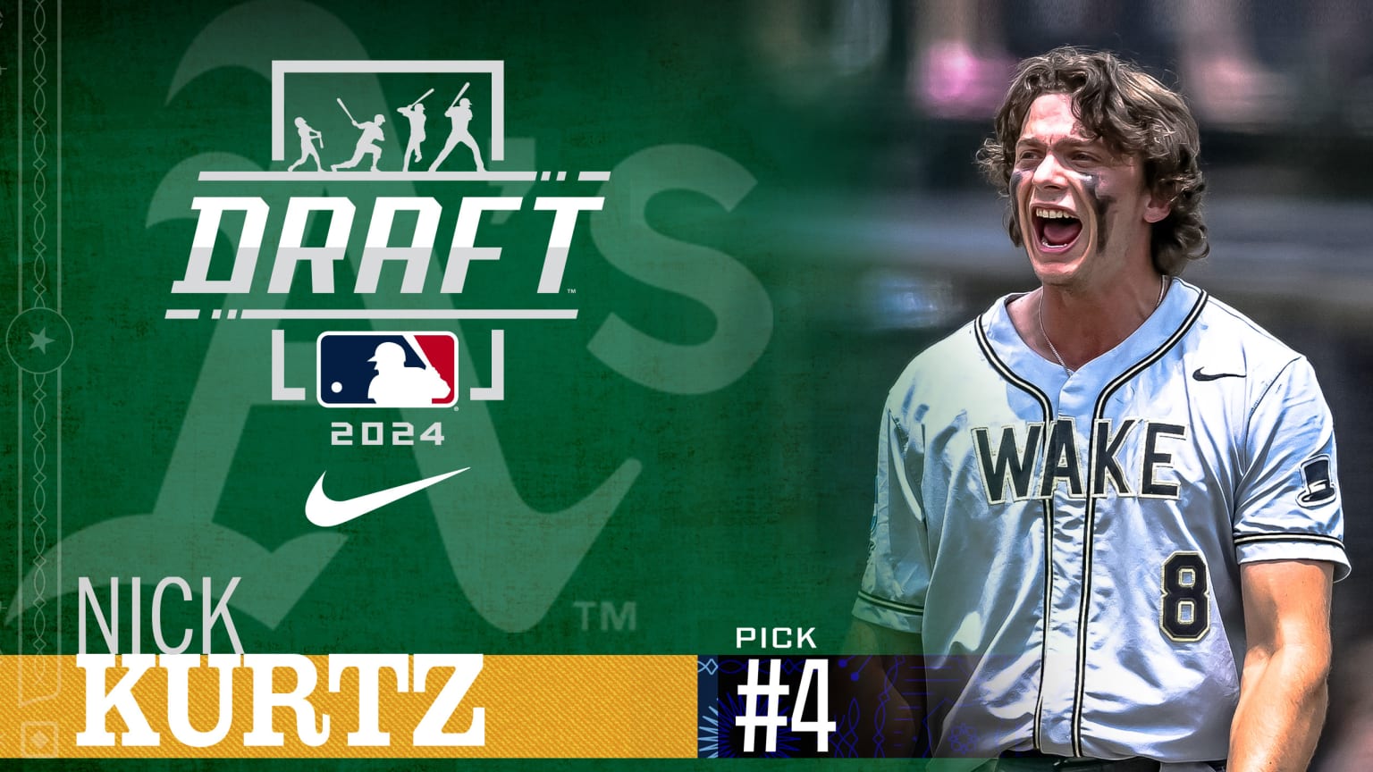 Draft 2024: Athletics select 1B Nick Kurtz No. 4 | 07/14/2024 | MLB.com