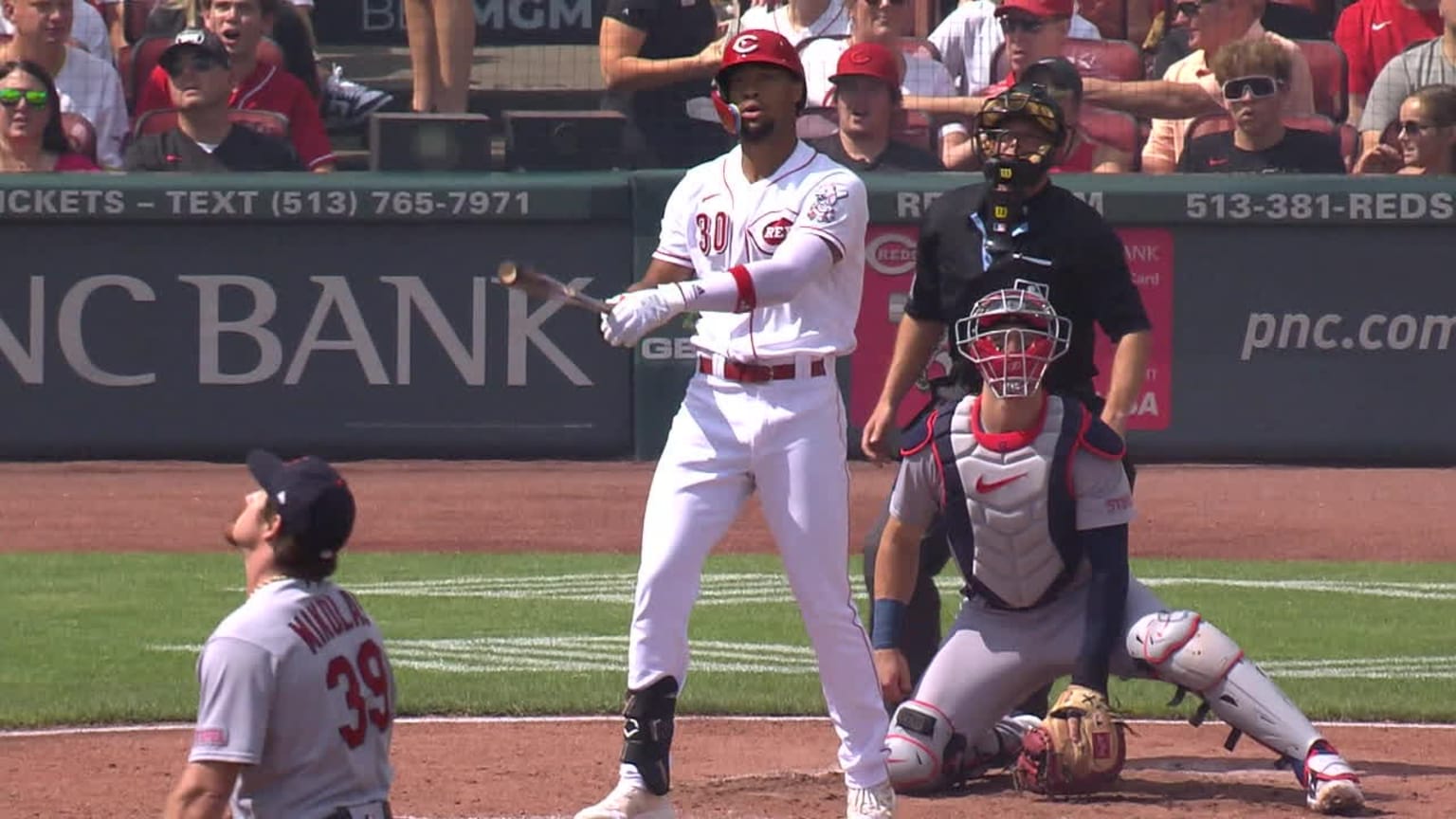 Will Benson homers to center in the 3rd inning | 09/10/2023 ...