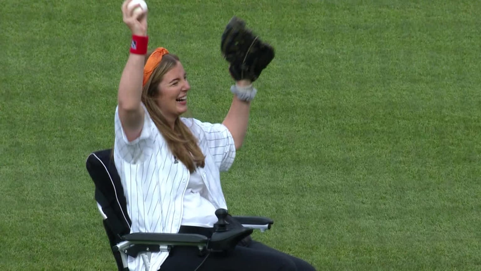 Brooke Eby throws out the first pitch in Baltimore | 06/14/2023 ...