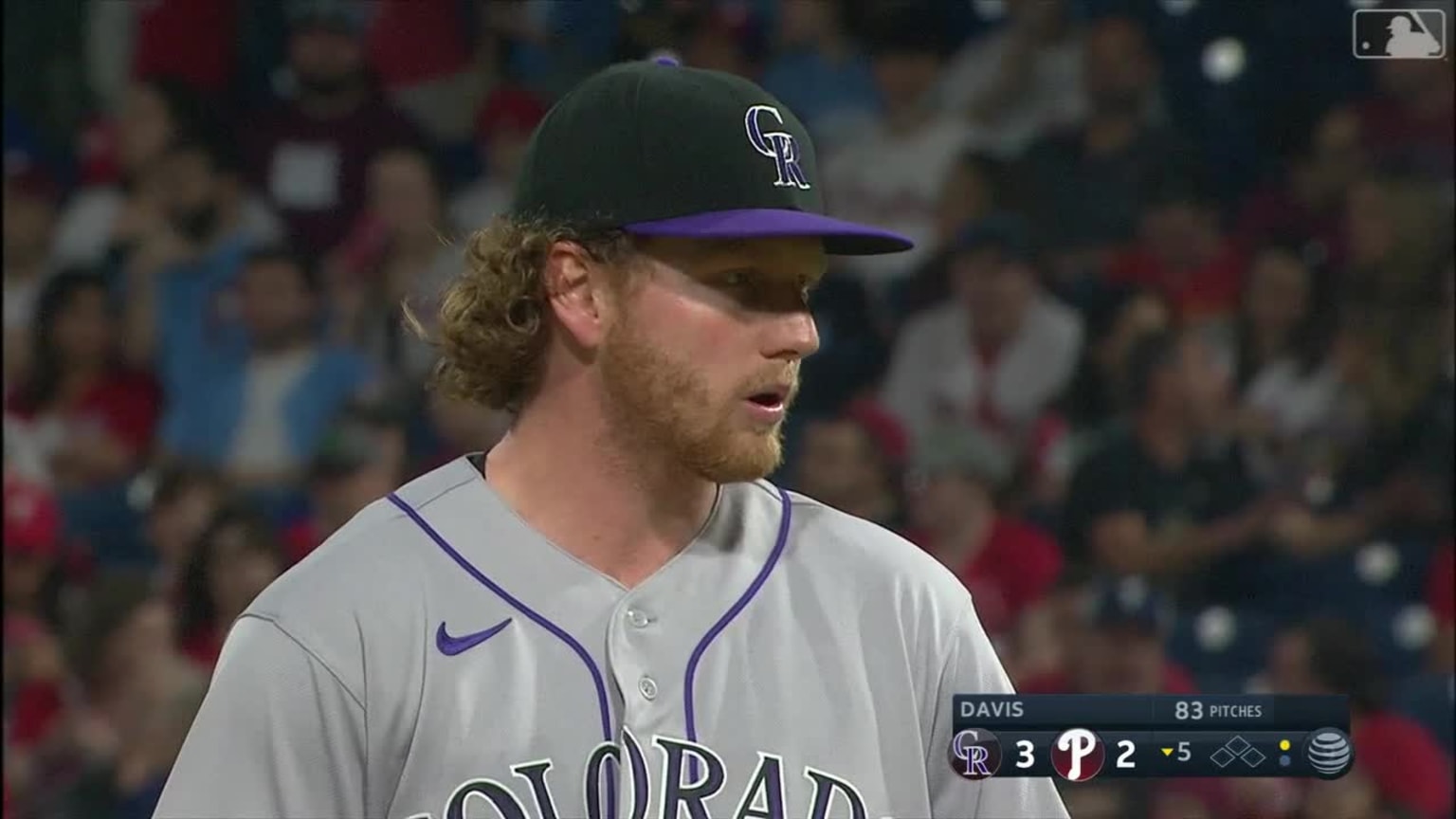 Noah Davis strikes out Trea Turner swinging | 04/21/2023 | Colorado Rockies