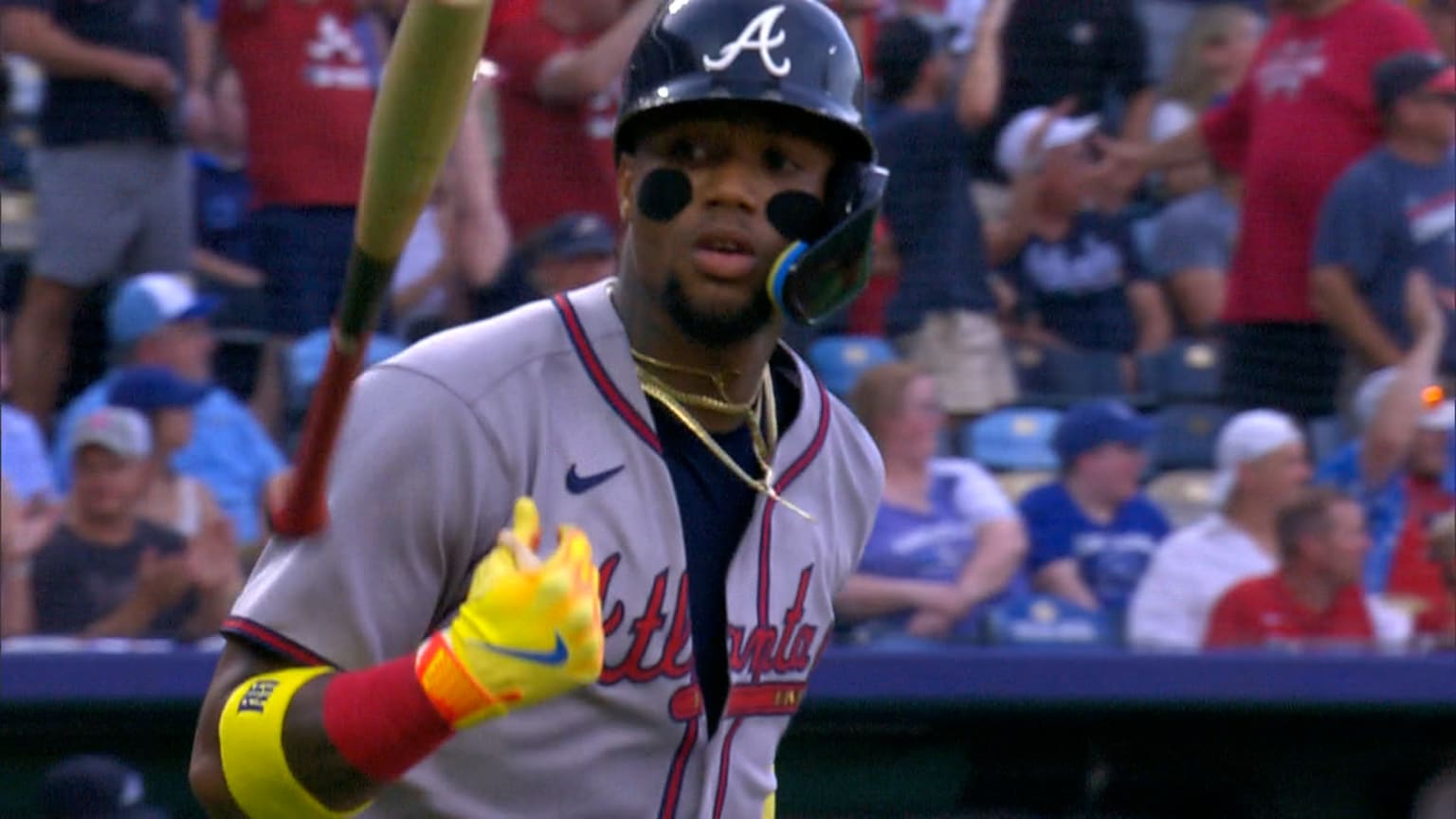 Data Viz: Ronald Acuña Jr.'s home run | 07/28/2025 | Atlanta Braves