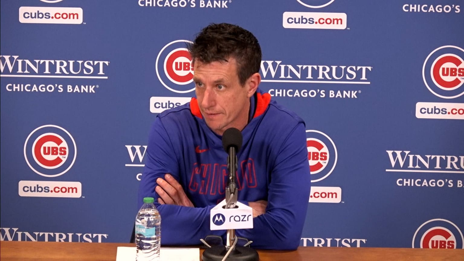 Craig Counsell on the Cubs' at-bats, Dansby Swanson | 05/17/2025 ...