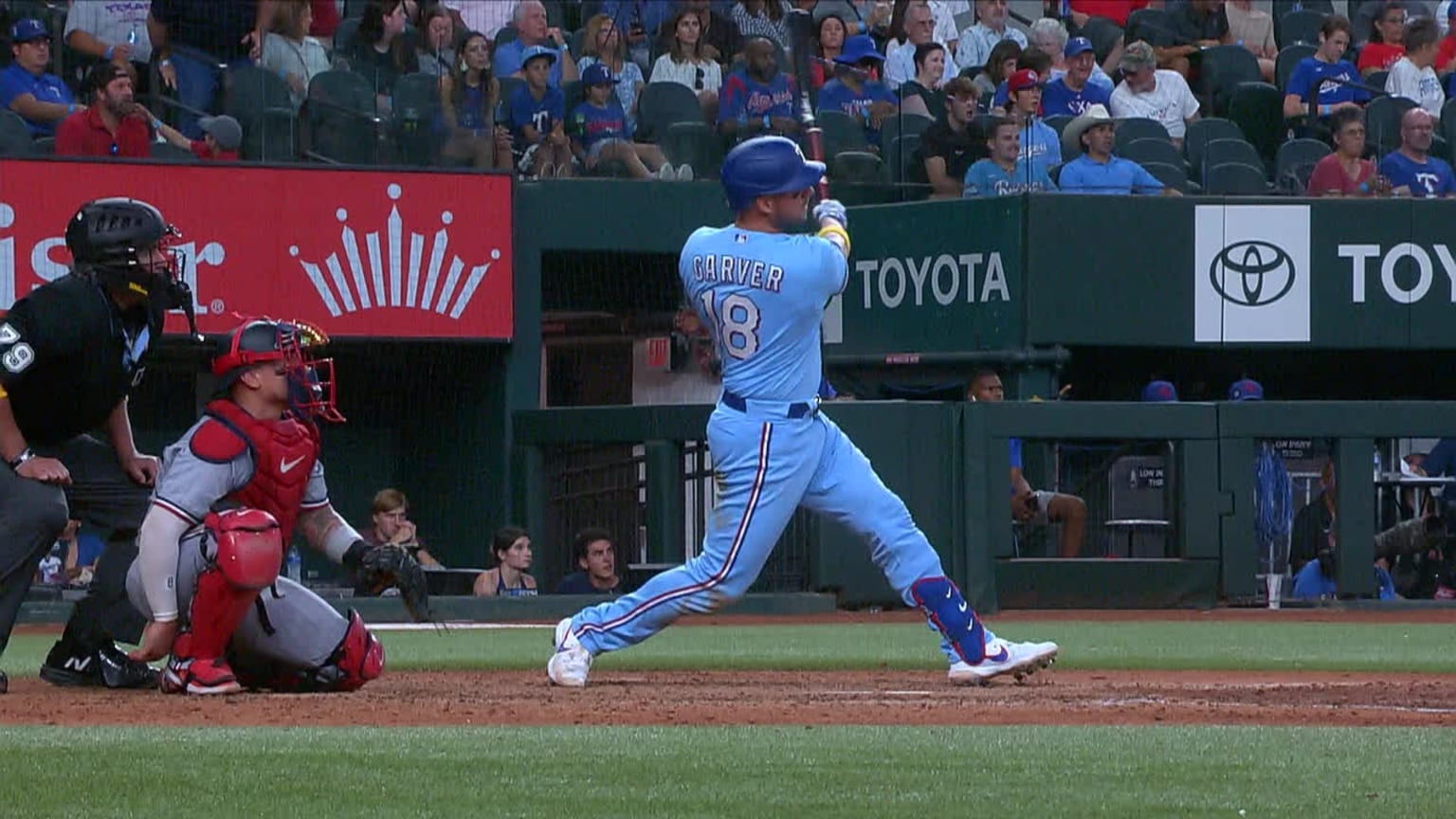 Mitch Garver pega 2 jonrones en su juego de 4 hits | 03/09/2023 | Los ...