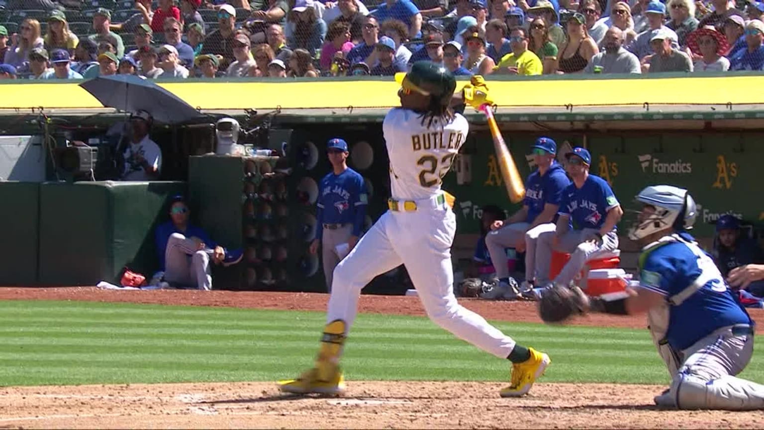 Lawrence Butler homers to center field | 09/04/2023 | Athletics