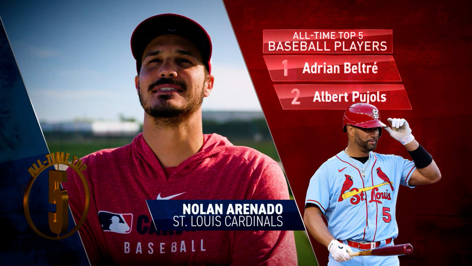 Nolan Arenado's All-Time Top 5 Players | 06/06/2025 | New York Mets