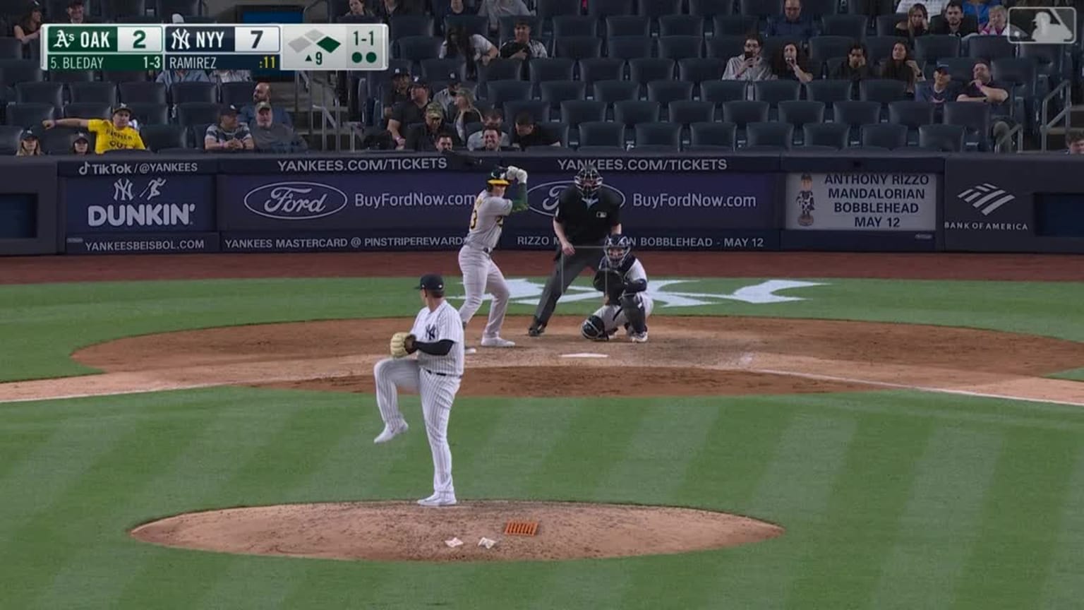 Nick Ramirez secures the win for the Yankees | 05/08/2023 | New York ...