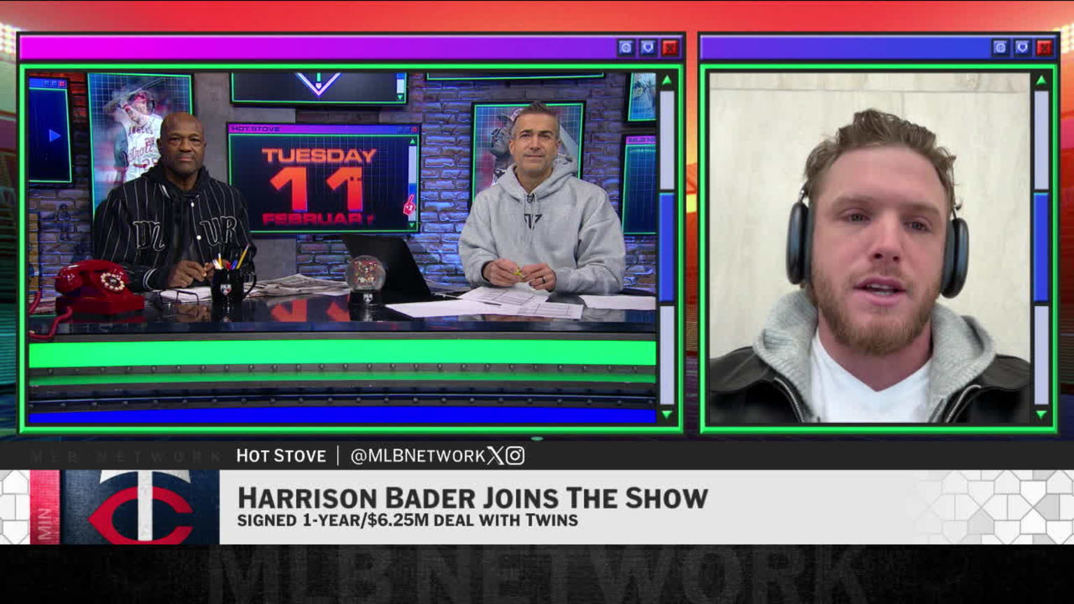 Harrison Bader on joining the Twins | 02/11/2025 | MLB.com