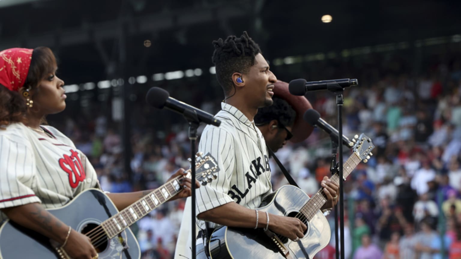 National anthem is sung before Rickwood Field game | 06/20/2024 | MLB.com