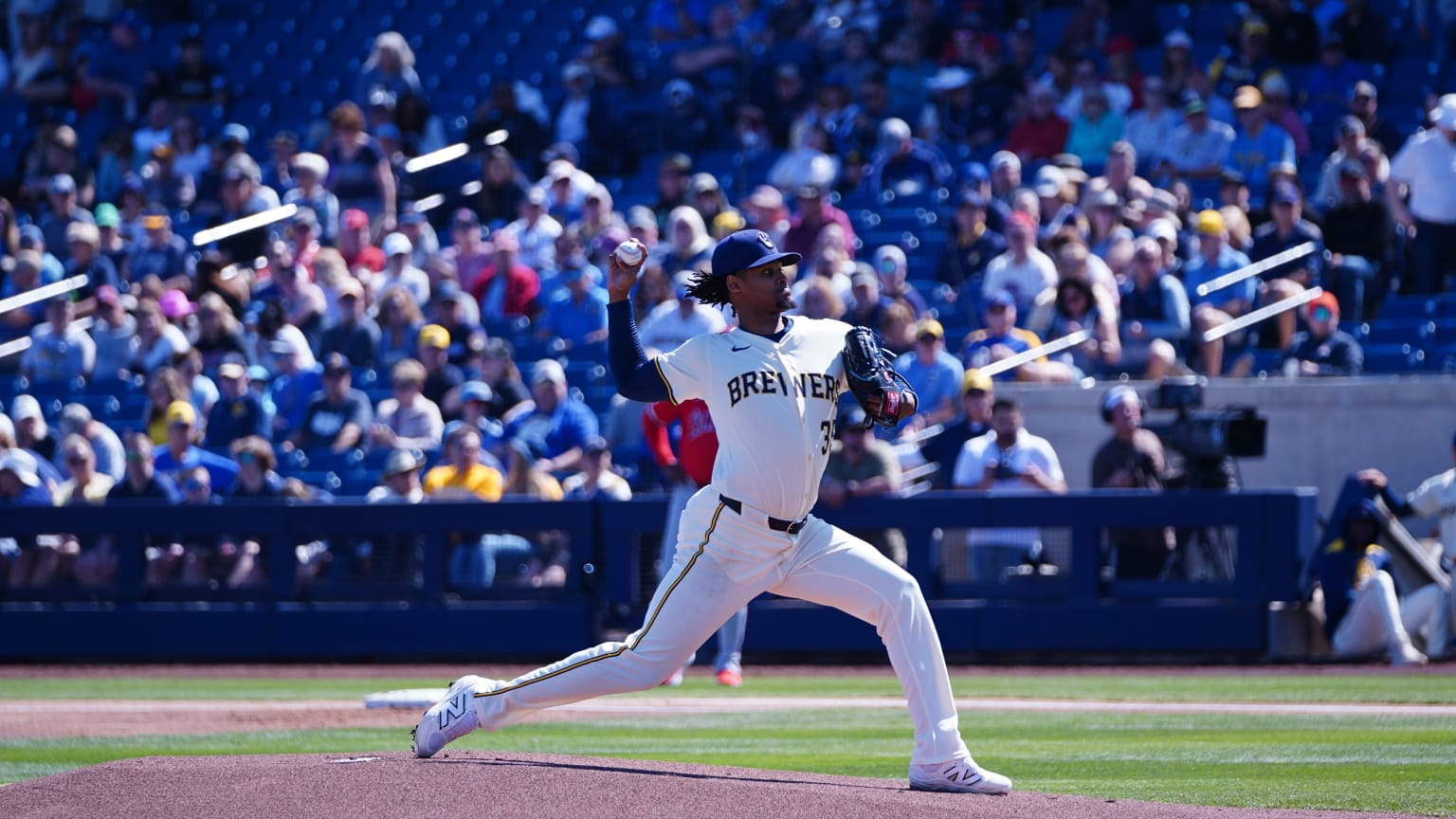 Elvin Rodriguez K's Logan O'Hoppe | 03/08/2025 | Milwaukee Brewers