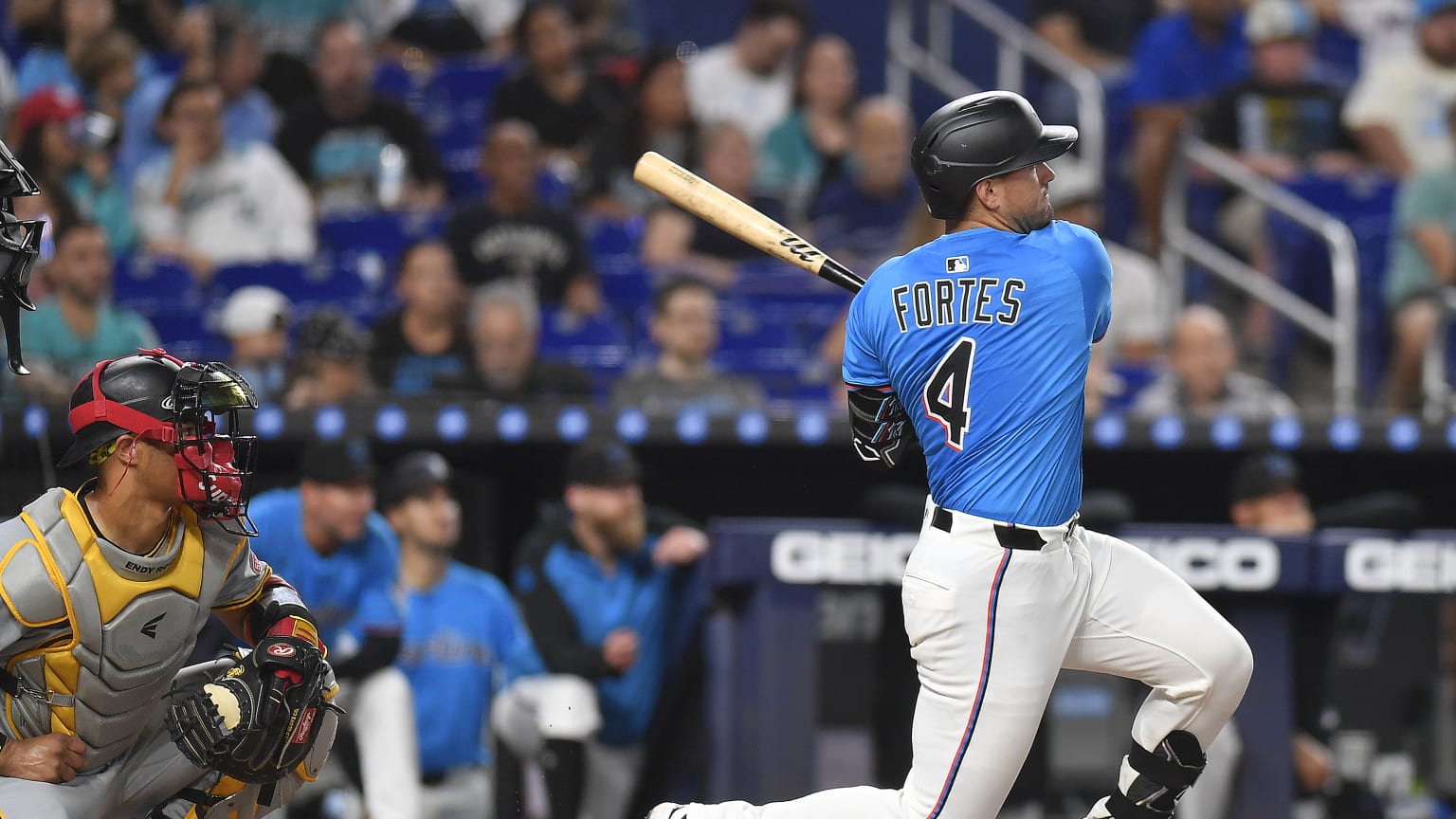 Nick Fortes' RBI double | 03/30/2025 | Miami Marlins